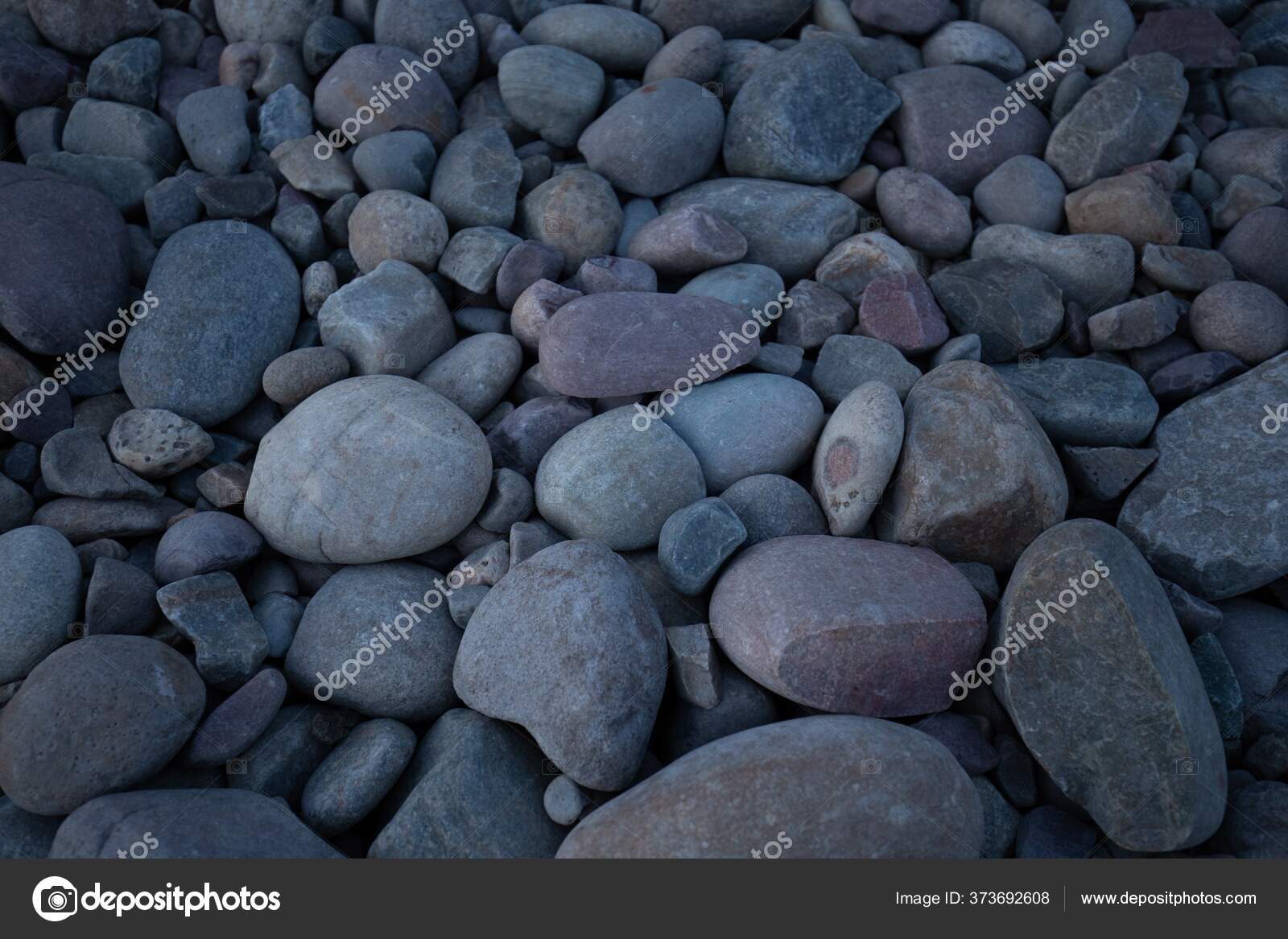 High Angle Shot Pebbles Ground Beach — Stock Photo © Wirestock #373692608