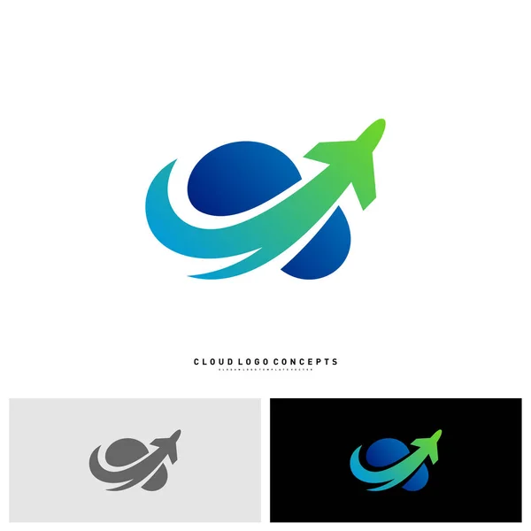 Storm Cloud Logo Design Concept Vector. Thunder Cloud Logo Template Vector Stock Vector by ...