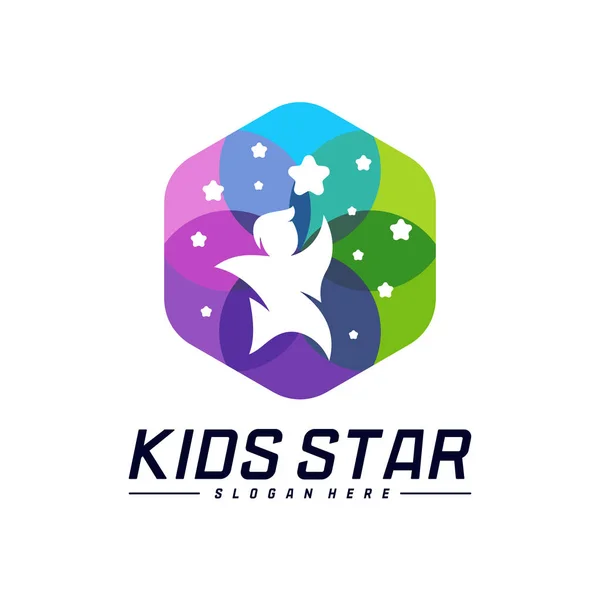 Kids star logo Vector Images | Depositphotos