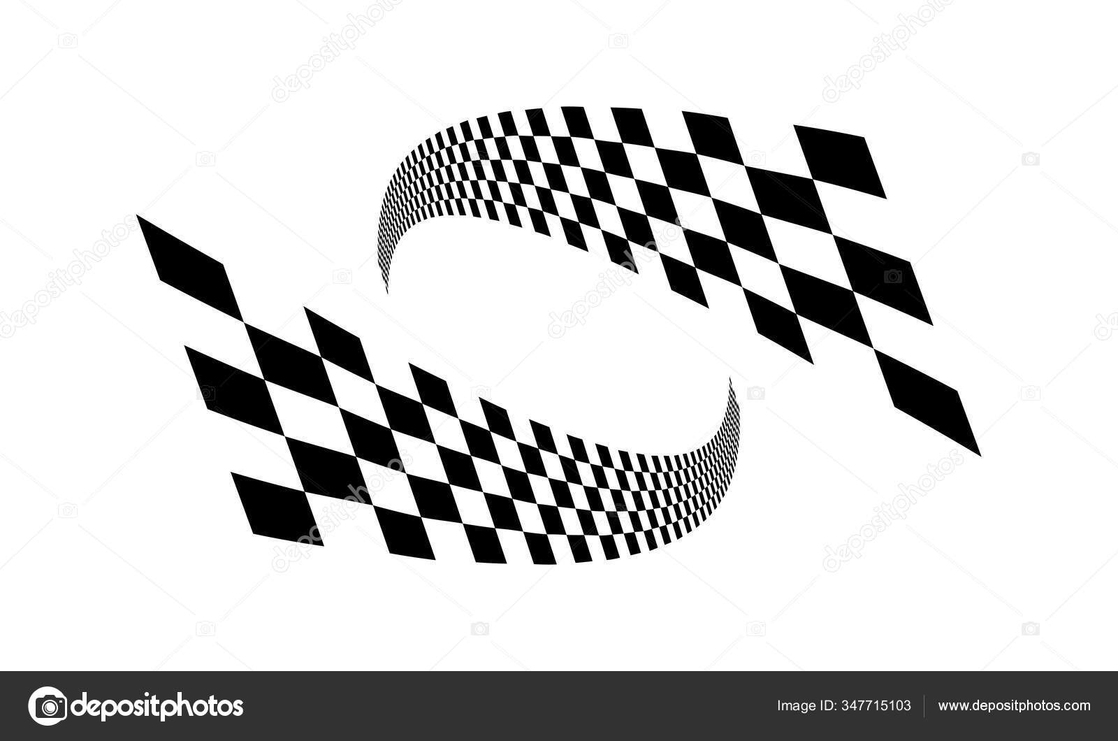 Racing Flag Design Template Race Flag Design Vector Speed Flag Stock ...