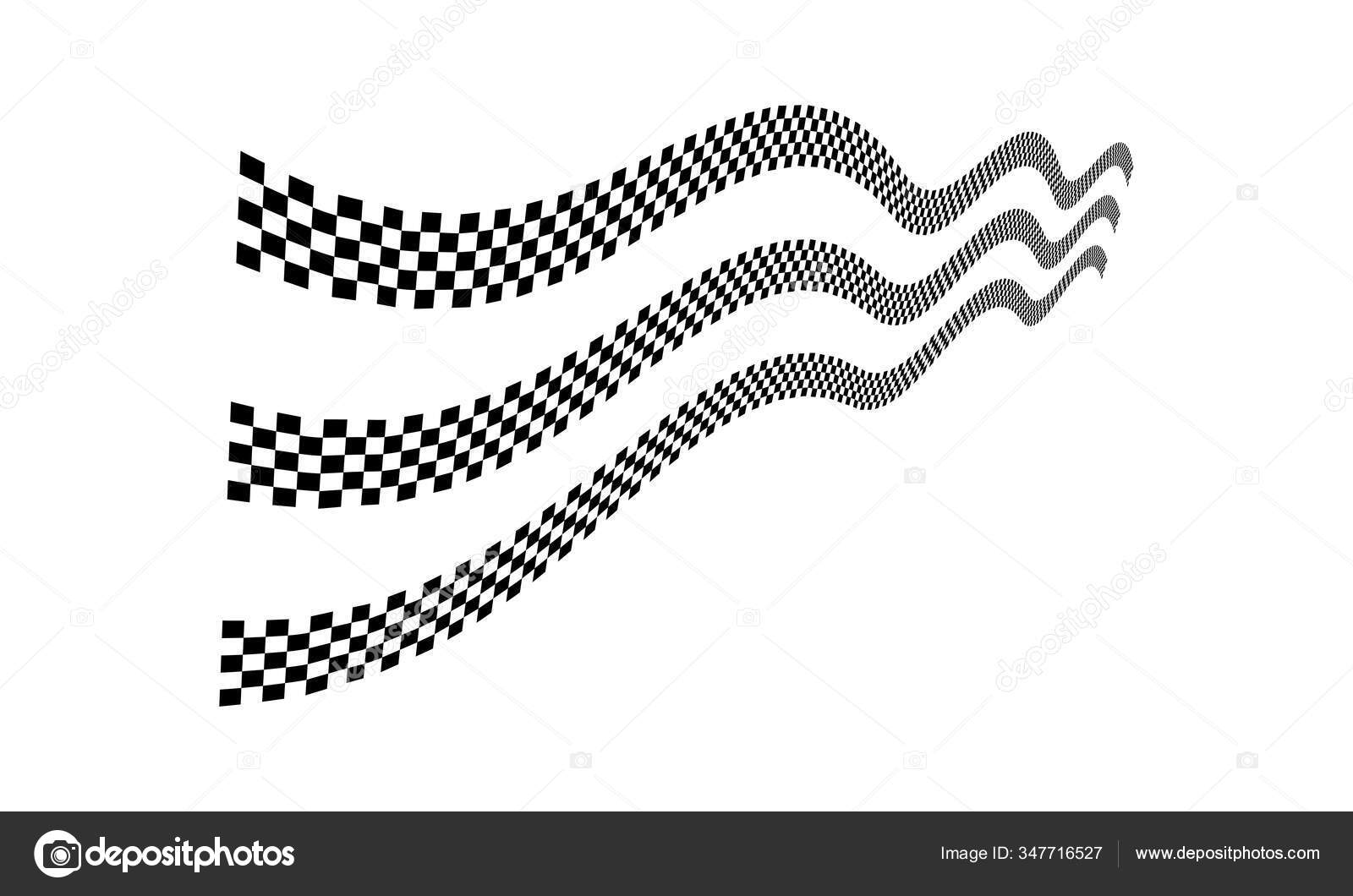 Racing Flag Design Template Race Flag Design Vector Speed Flag Stock ...