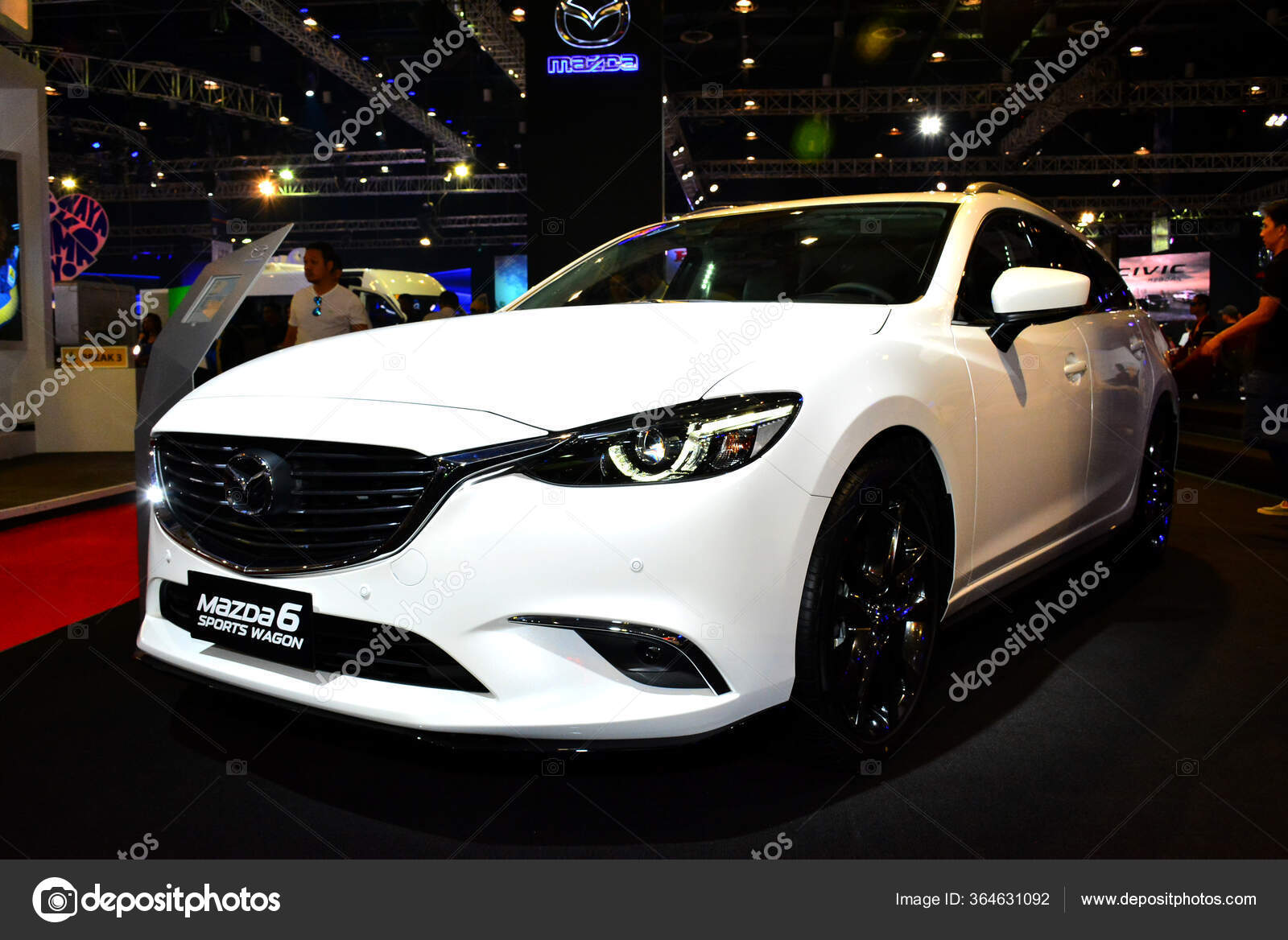 Pasay Apr Mazda Wagon Manila International Auto Show April 2017 — Stock ...