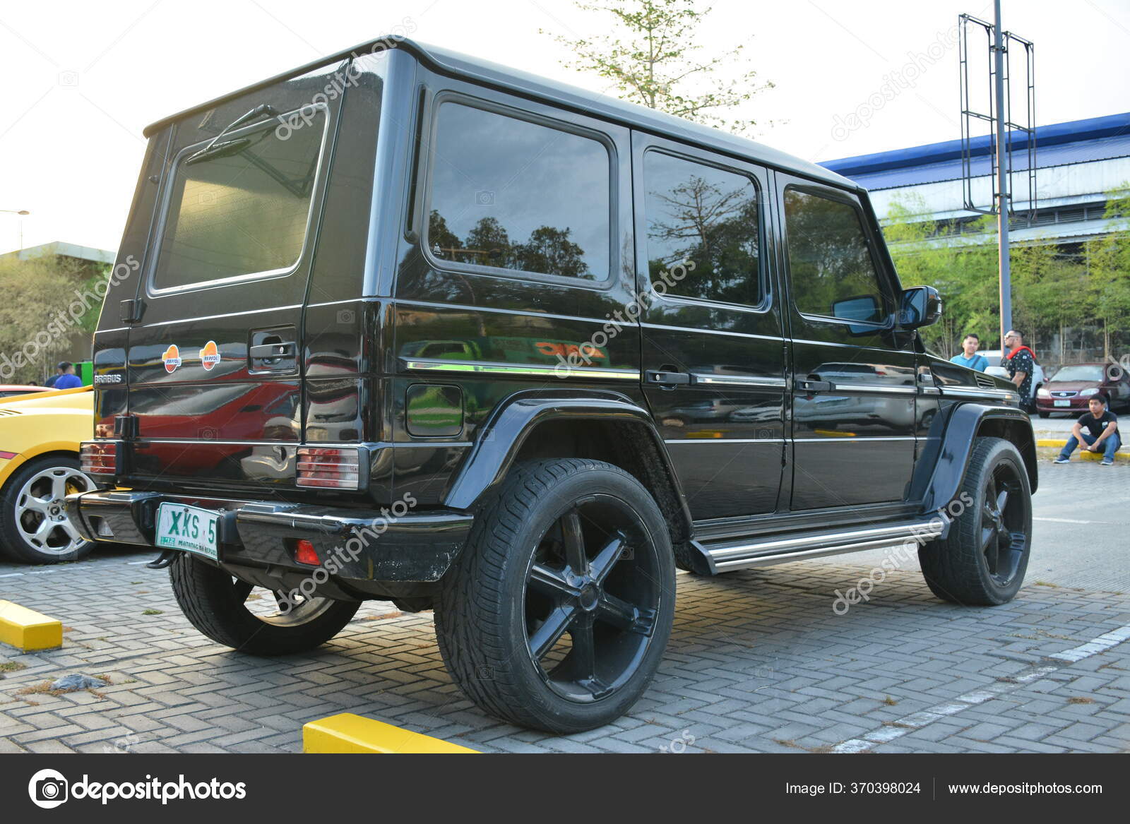 Quezon City Apr Mercedes Benz Brabus Rev Car Show April — Stock ...