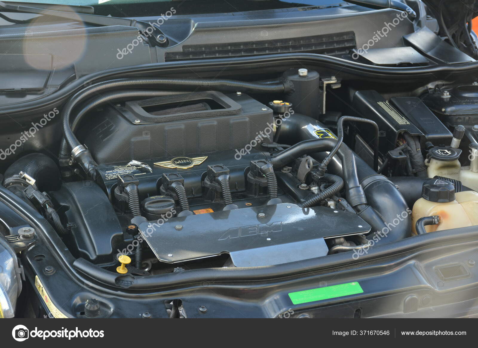 Pasay Dec Mini Cooper Motor Engine Bumper Bumper Car Show — Stock ...