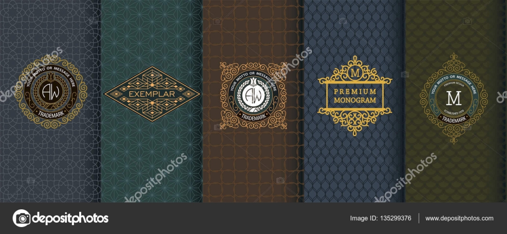 Elegant set of design labels Stock Vector by ©PGMart 135299376