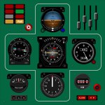 Aircraft Instruments Stock Vector Image by ©eyematrix #32060231