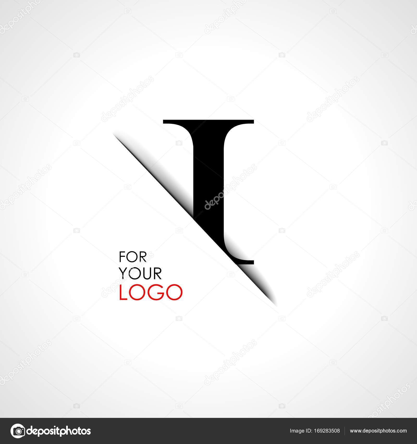 Capital letter i in paper slot Stock Vector Image by ©PGMart #169283508