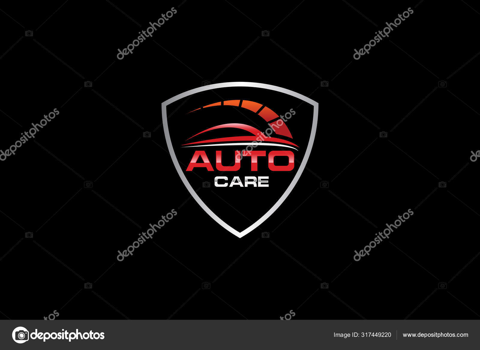 Automotive Logos Red Shield