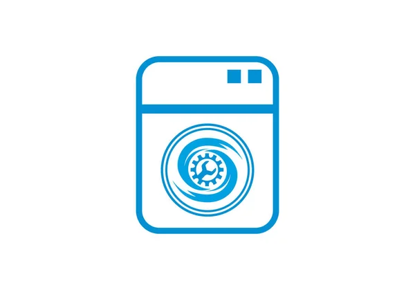 Washing Machine logo, Laundry Washer, Good for business logo. vector ...
