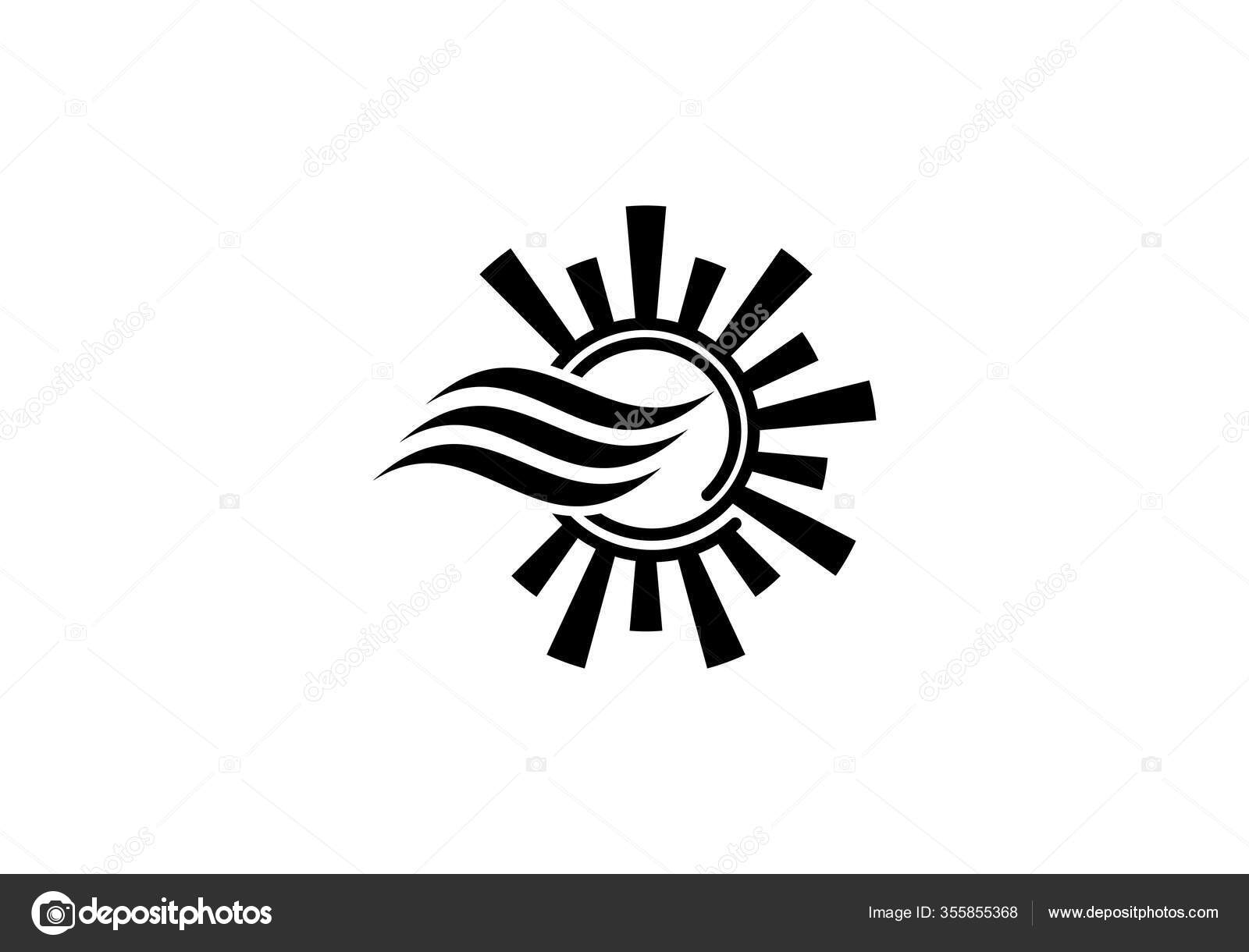 Simbol Logo Simbol Panas Dan Dingin Vektor Stok oleh ©billah99 355855368