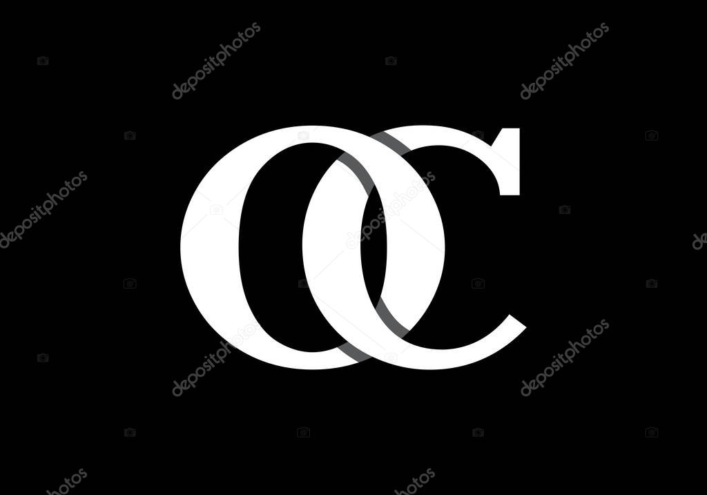Monograma inicial Carta O C Logo Design Vector Template. Diseño del ...