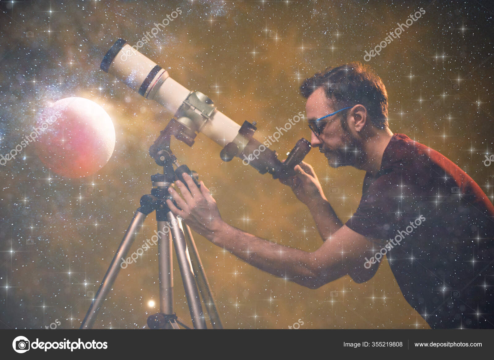 Astronomer At Work