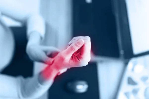 Repetitive Strain Injury Rsi Continuous Working Computer ⬇ Stock Photo ...