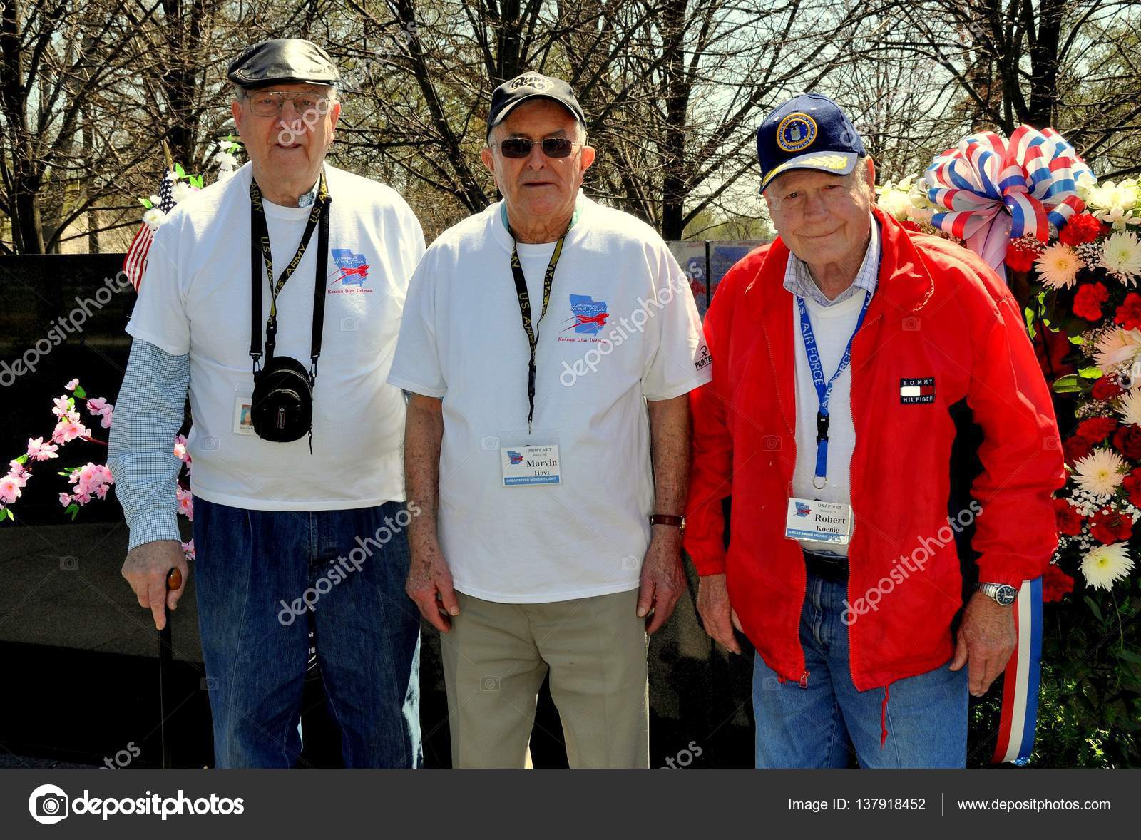 Washington,DC: Three Korean War Veterans — Stock Editorial Photo ...