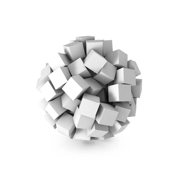 3D cubes composition on white background Stock Photo by ©sanchopancho00 ...