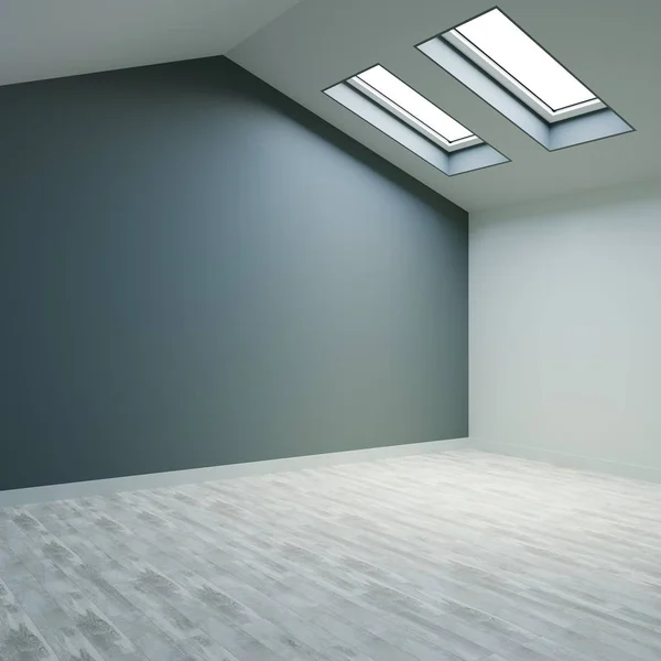 Modern bright empty interior. 3D rendering - Stock Image - Everypixel