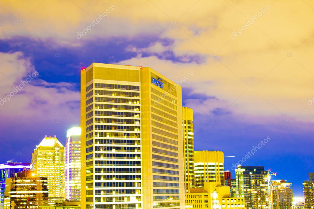 Calgary, Alberta. Canadá 28 dic 2019. Nexen CNOOC Petroleum North ...