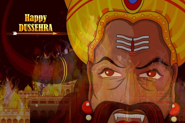 Dusshera Raavan Dahan — Stock Vector © vectomart #13749367