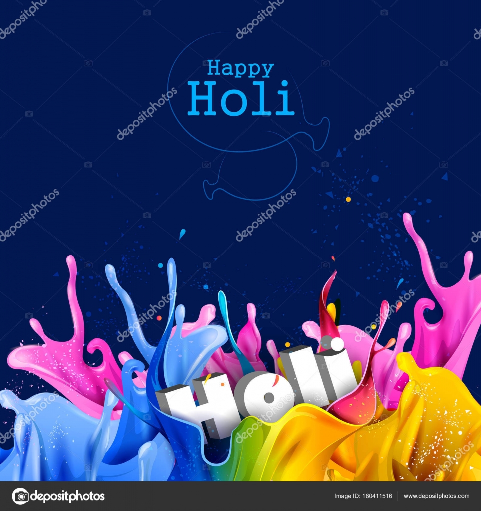 Colorful splash for Holi background Stock Vector Image by ©snapgalleria ...