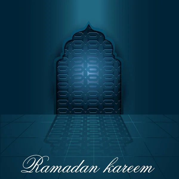 Islamic design mosque door and window for Ramadan Kareem Happy Eid ...
