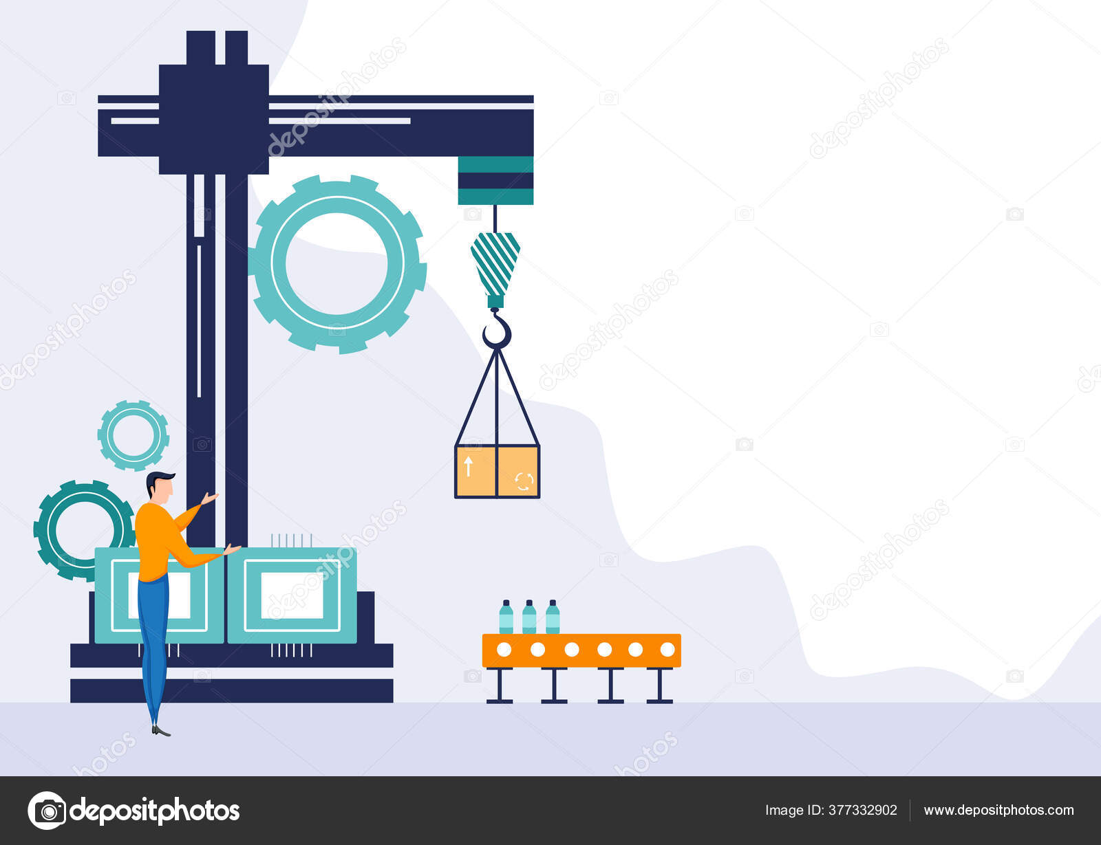 Industrial plant and manufacturing business production or maintenance ...