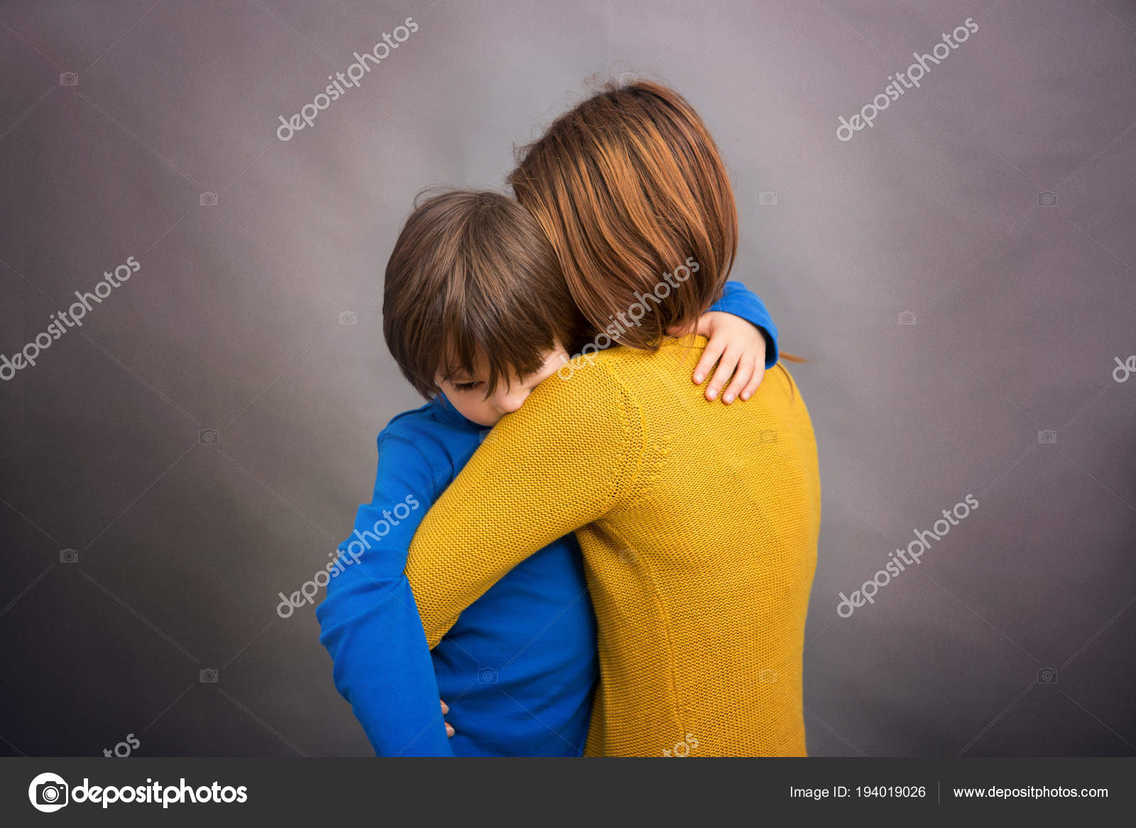Girl Hugging Sad Boy