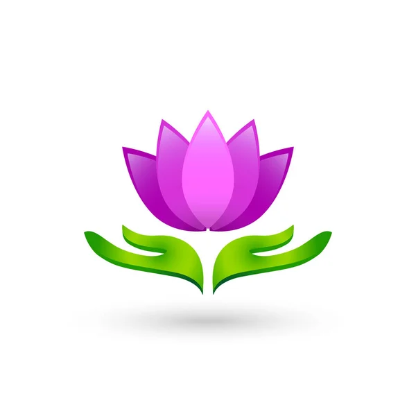 Lotus hands Vector Art Stock Images | Depositphotos