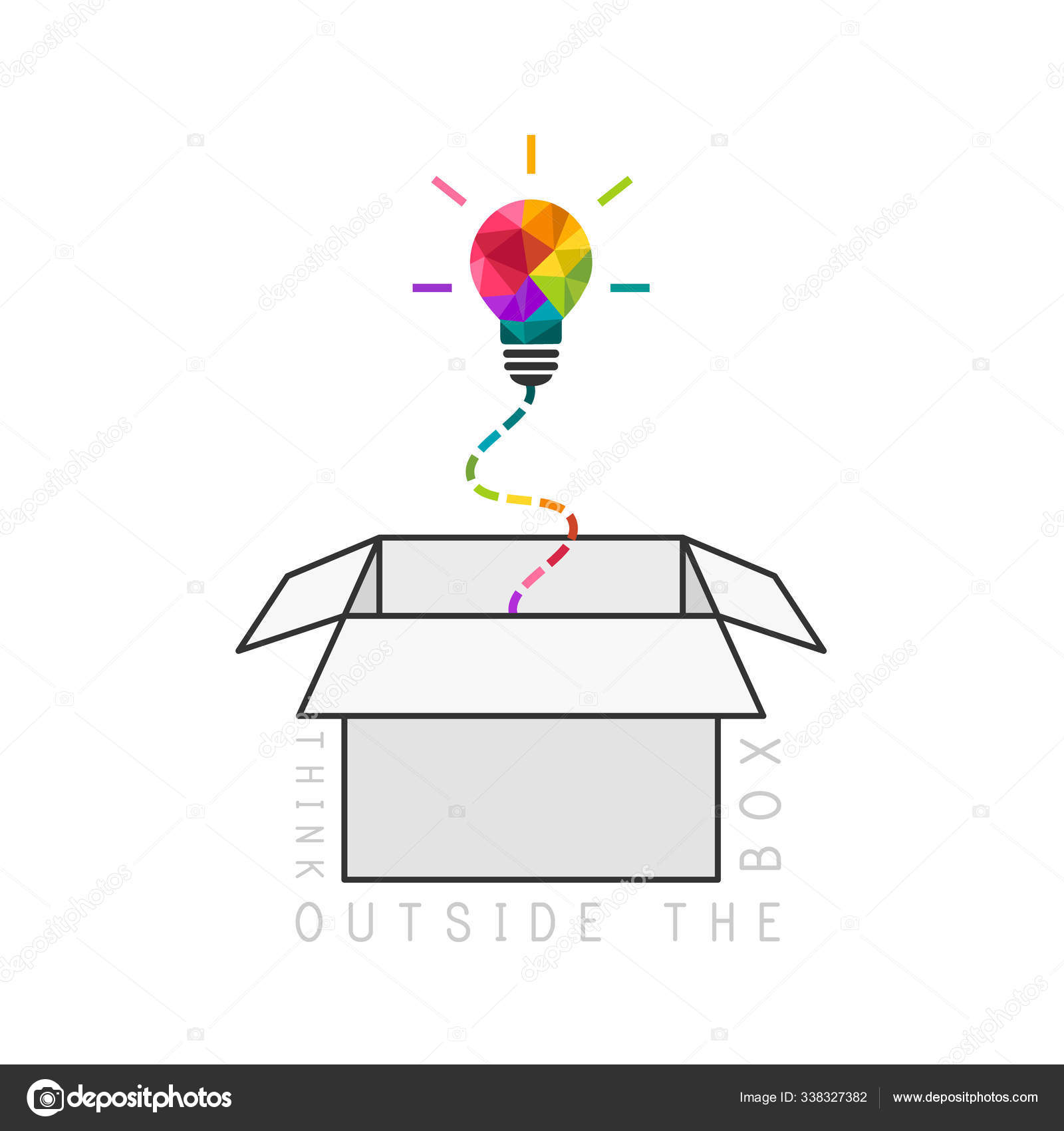 Out Of The Box Thinking Clipart
