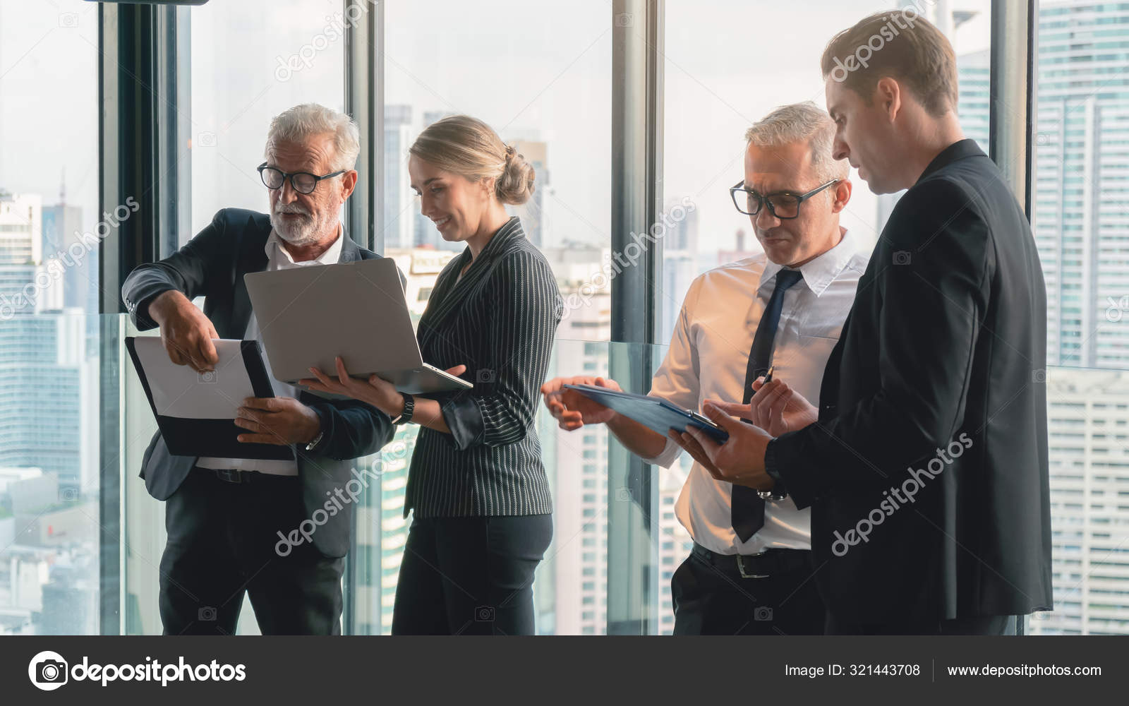 Business background of executive board members having business d Stock ...