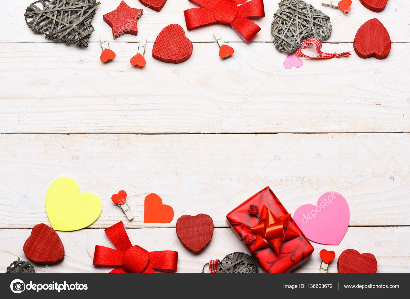 Decorative colorful valentine background Stock Photo by ©stetsik 136603672