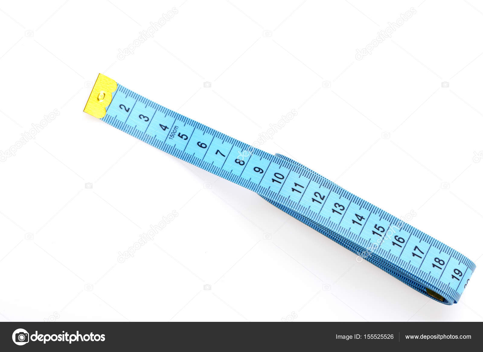 Blue tape measure — Stock Photo © stetsik #155525526
