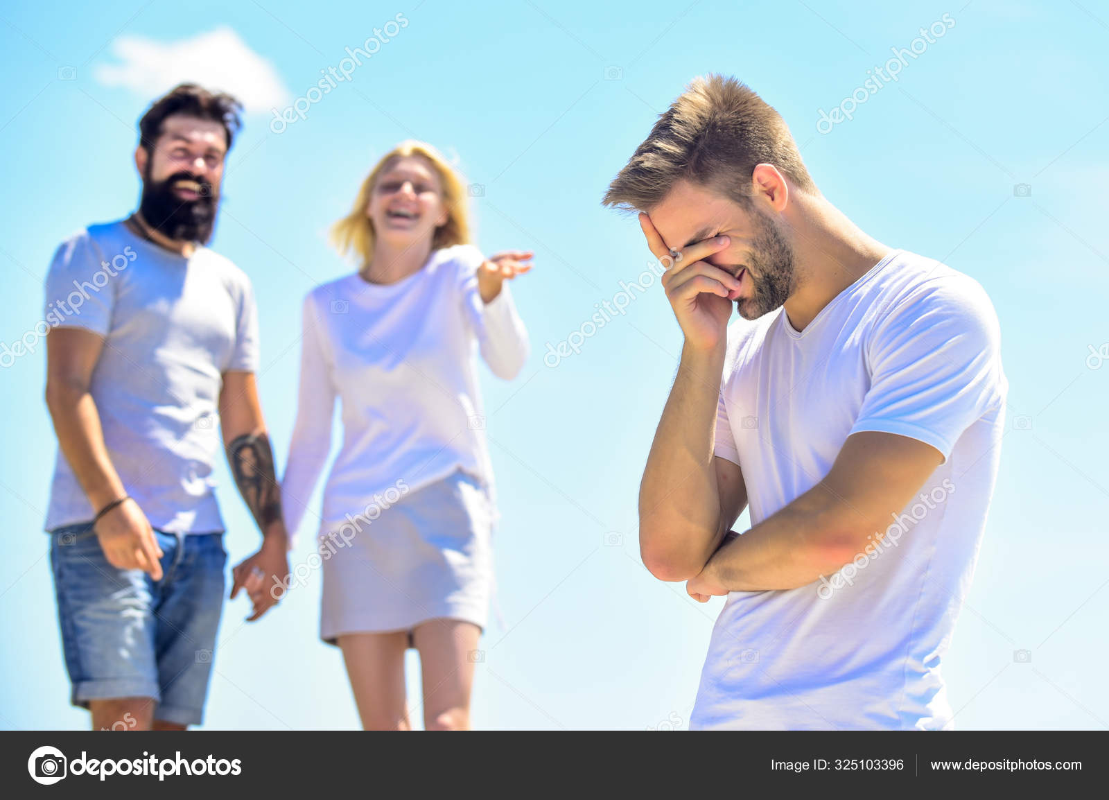 Taunt him. interpersonal relationship. conversation behind. love ...