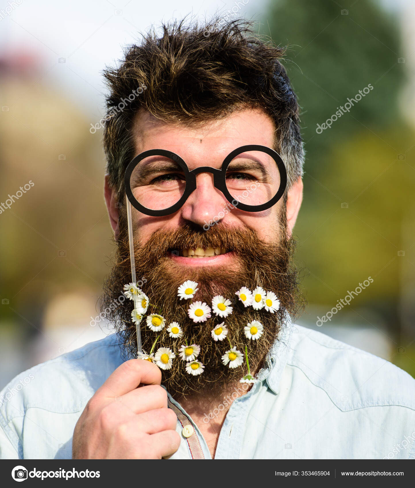 Hipster Flower Beards