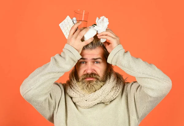 Still sick. Health and medicine, hangover. use of antidepressant. male ...