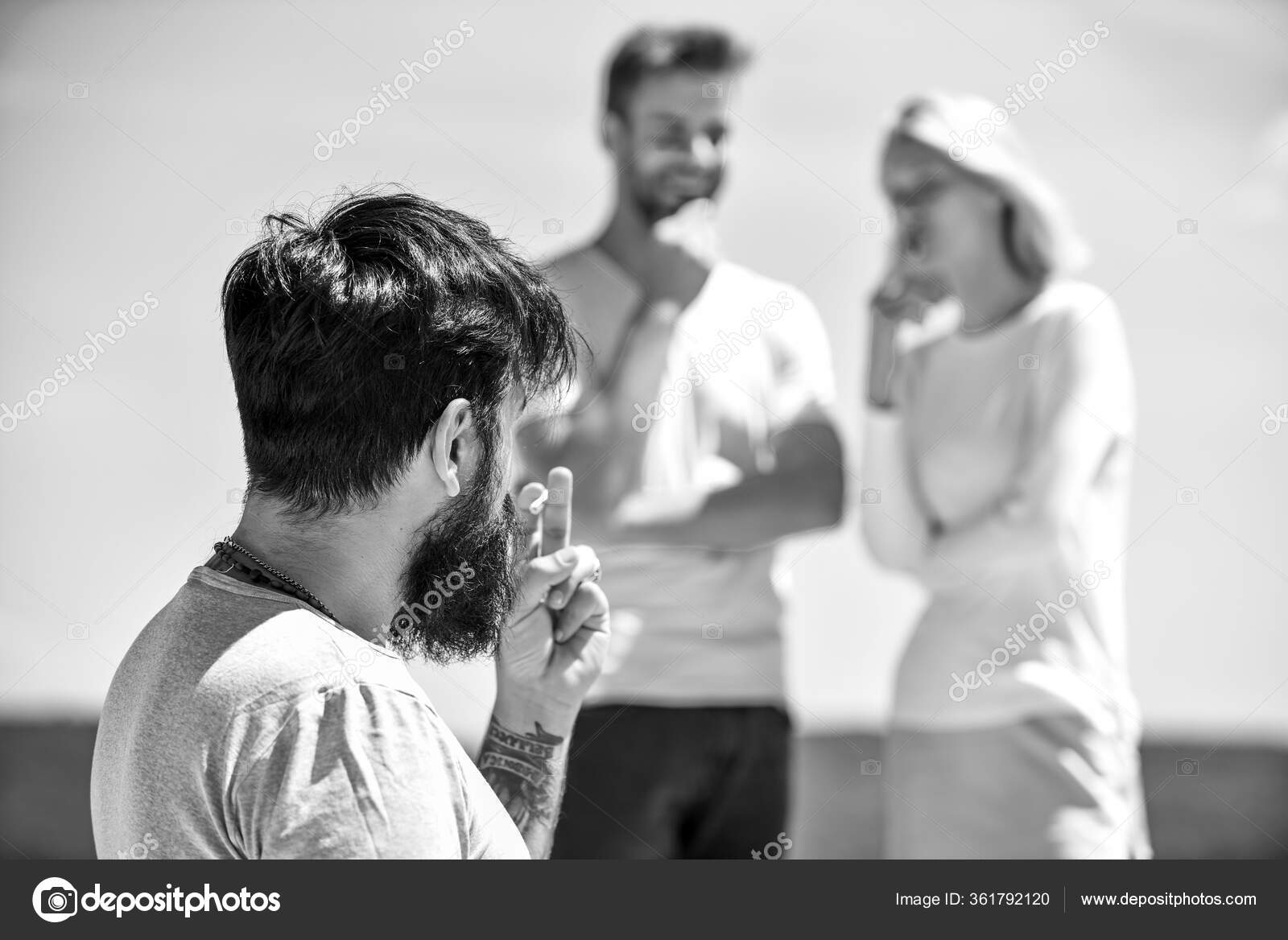 Problems in relationships. interpersonal relationship. conversation behind. couple in love ...