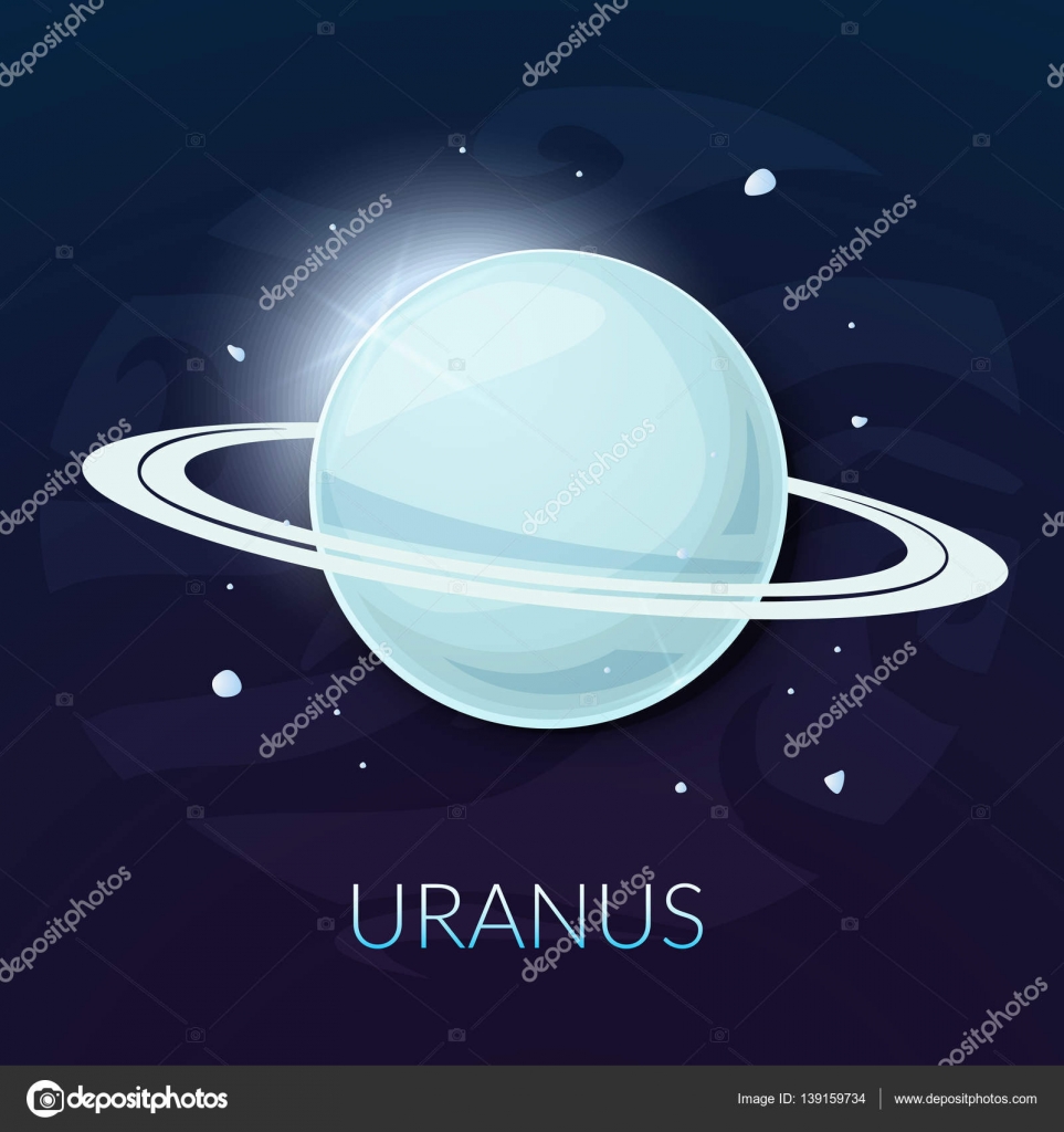 The planet Uranus icon Stock Vector Image by ©meowudesign #139159734