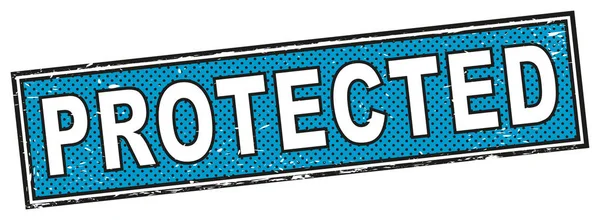 Protected grungy rubber stamp illustration Stock Vector by ©drnn 194734942