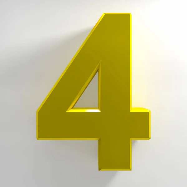 Red numbers 45 on white background illustration 3D rendering — Stock ...