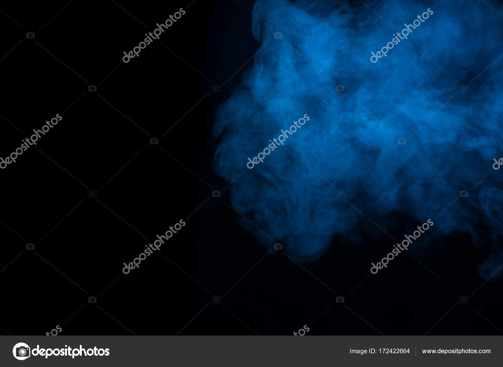 Blue smoke texture — Stock Photo © olegkrugllyak #172422664