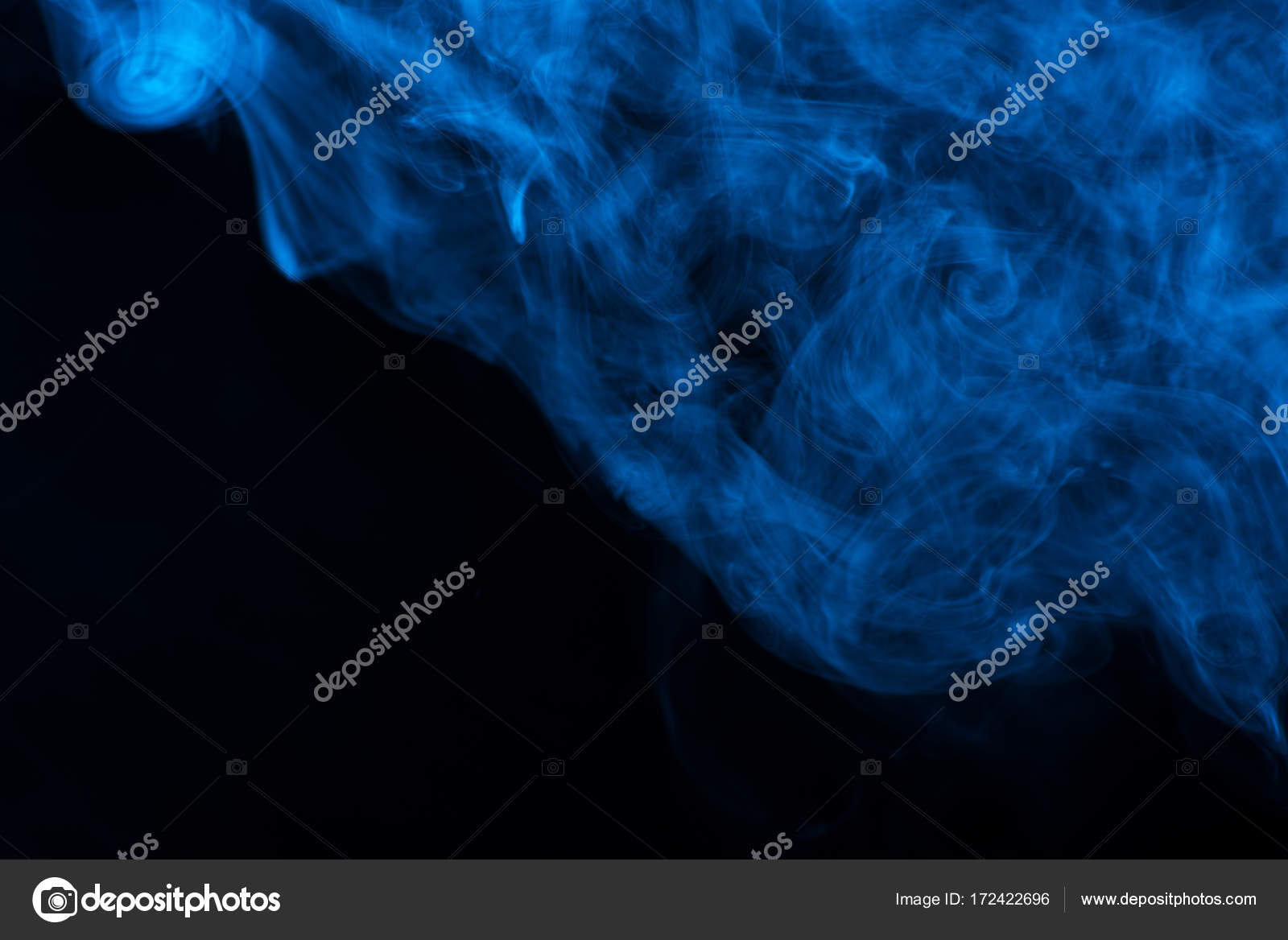 Blue smoke texture Stock Photo by ©olegkrugllyak 172422696