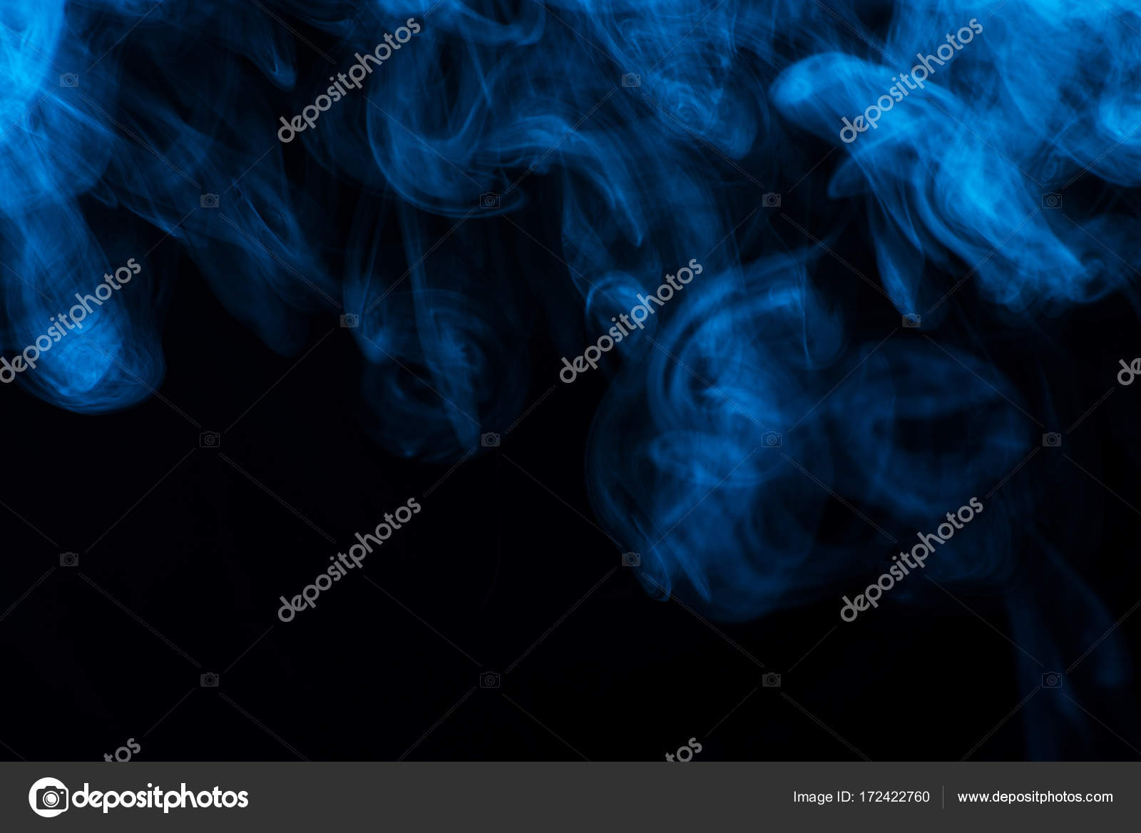 Blue smoke texture — Stock Photo © olegkrugllyak #172422760