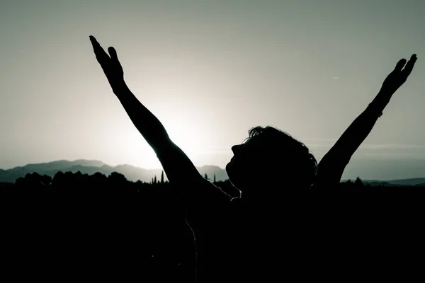 Worship silhouette Stock Photos, Royalty Free Worship silhouette Images | Depositphotos