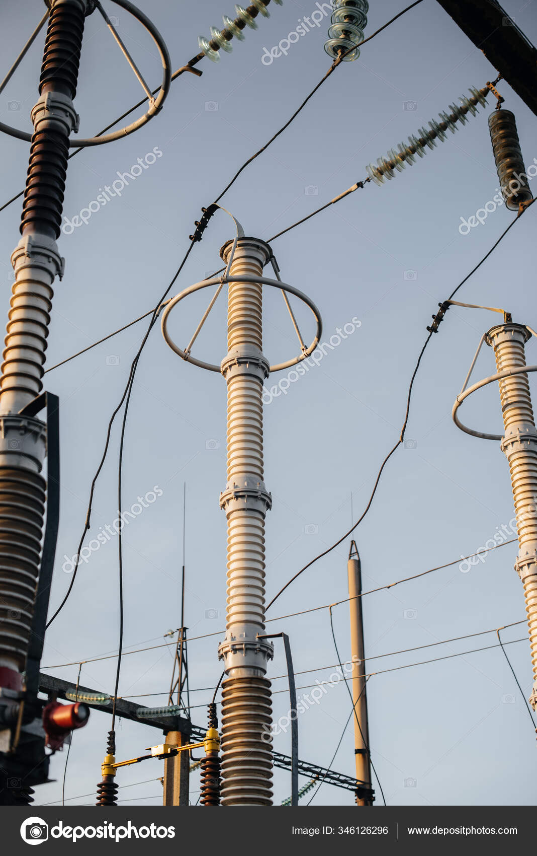 Electrical Substation Equipment Transformers Disconnectors Power ...