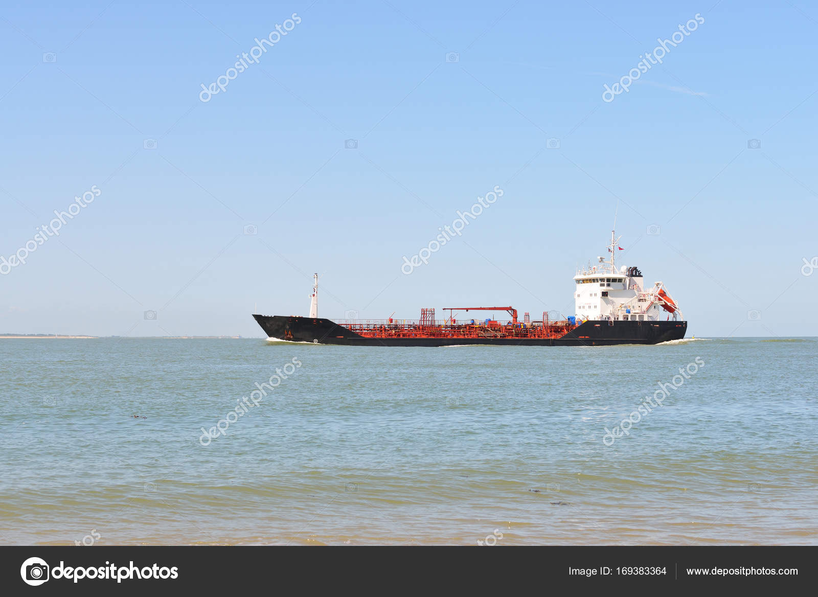 Cargo tanker ship sailing Stock Photo by ©alex.stemmer 169383364