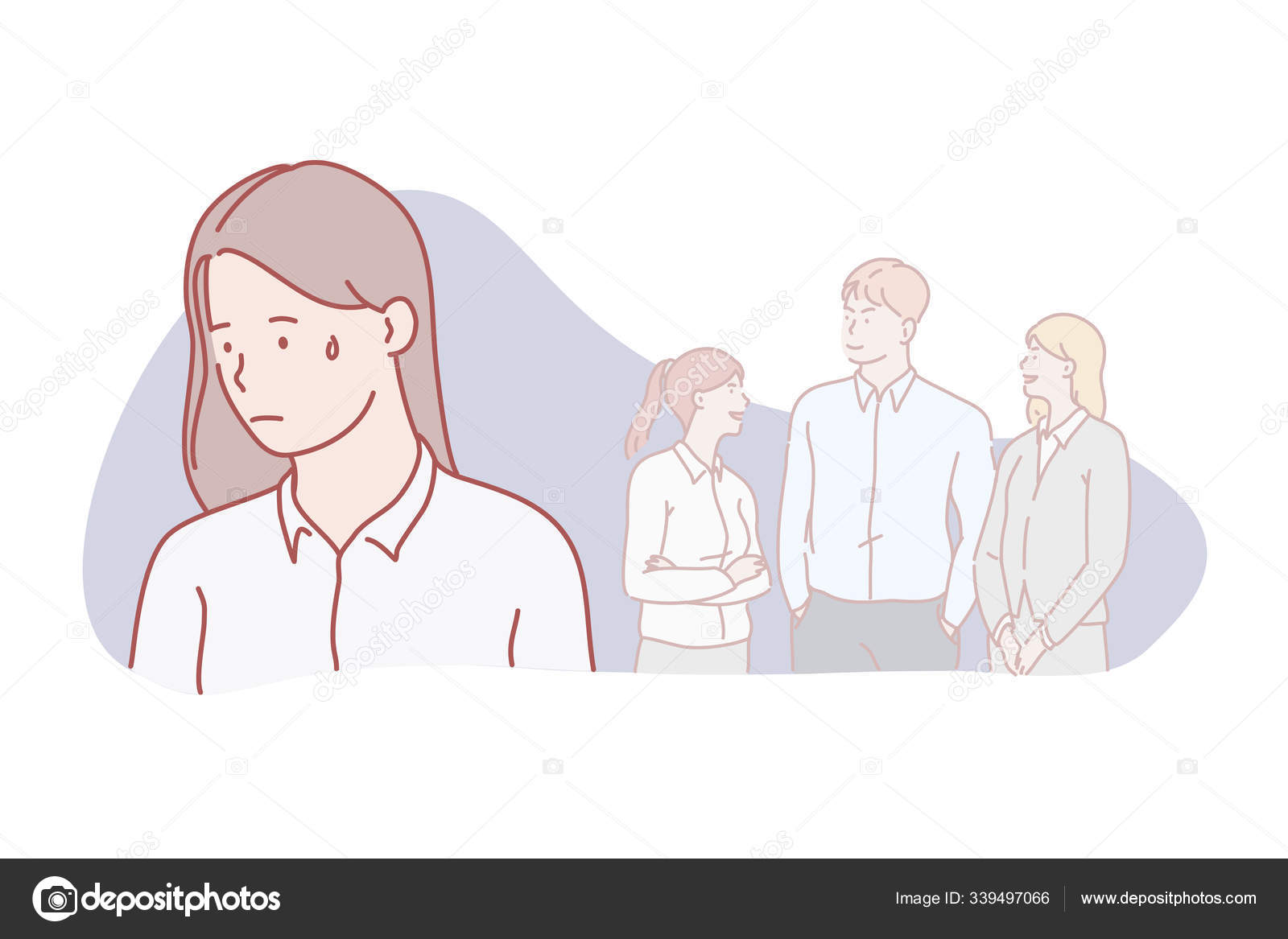 Social Outcast Drawing