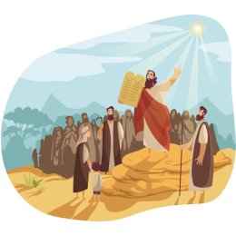 51 Moses and jesus Vector Images | Depositphotos