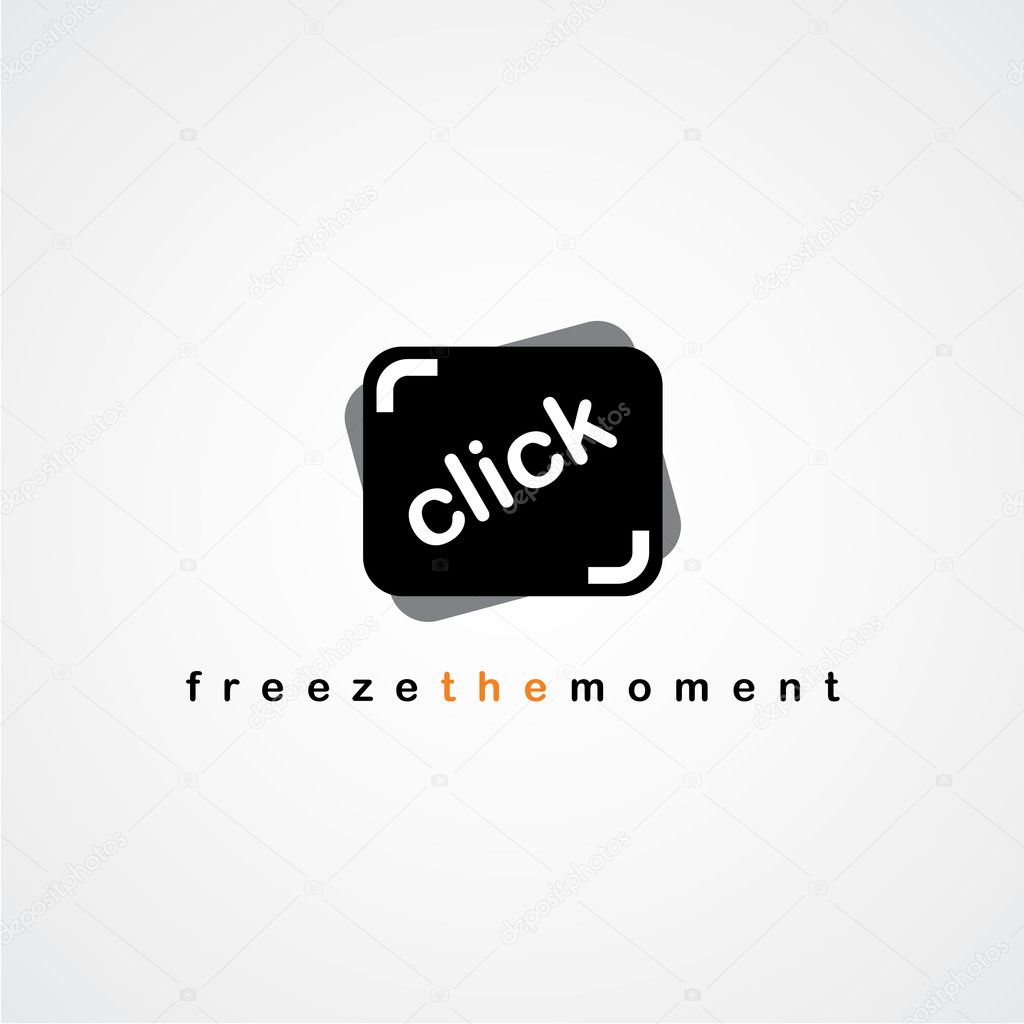 Click button logo — Stock Vector © vectorfirst #127408224