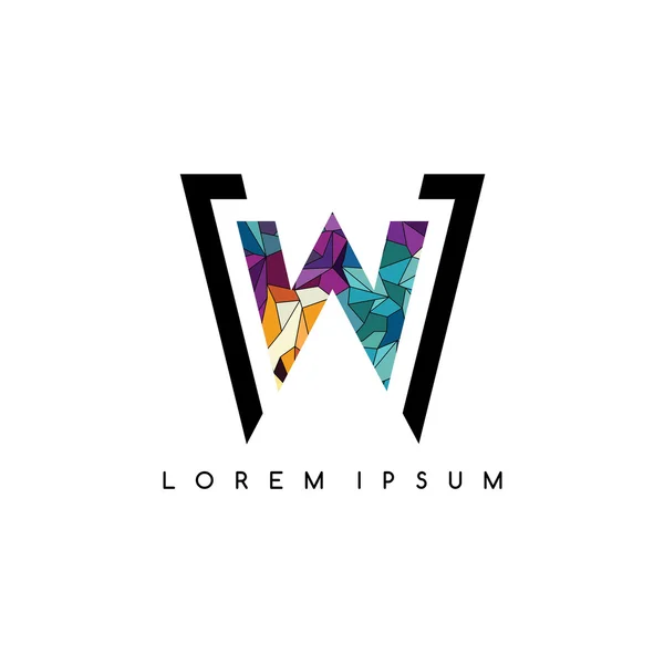 Letras triangulares imágenes de stock de arte vectorial | Depositphotos