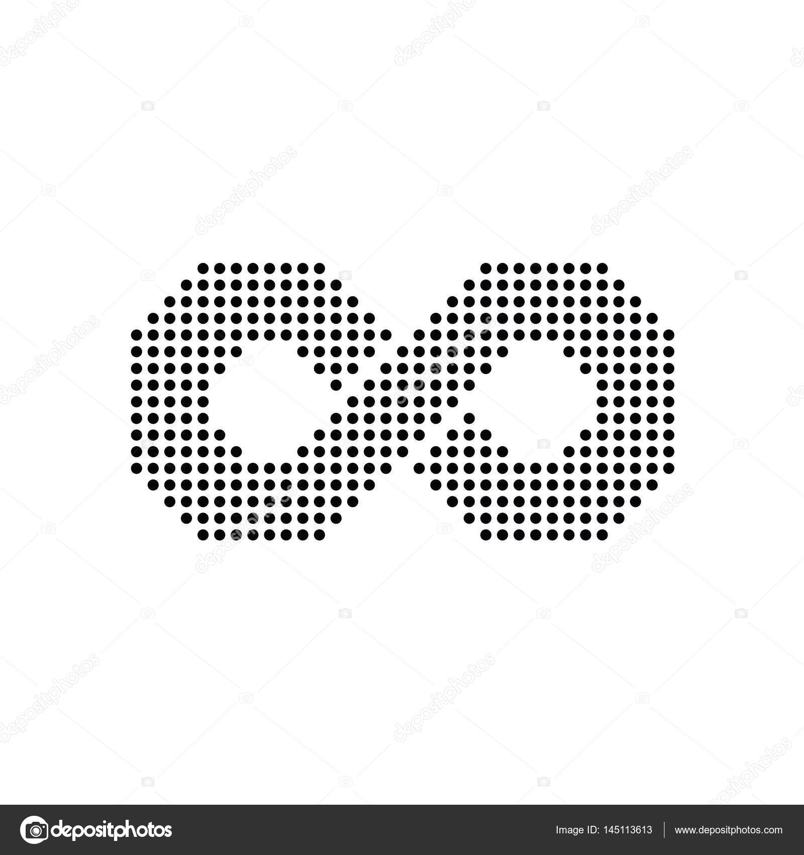 Infinity loop dotted logo Stock Vector by ©vectorfirst 145113613