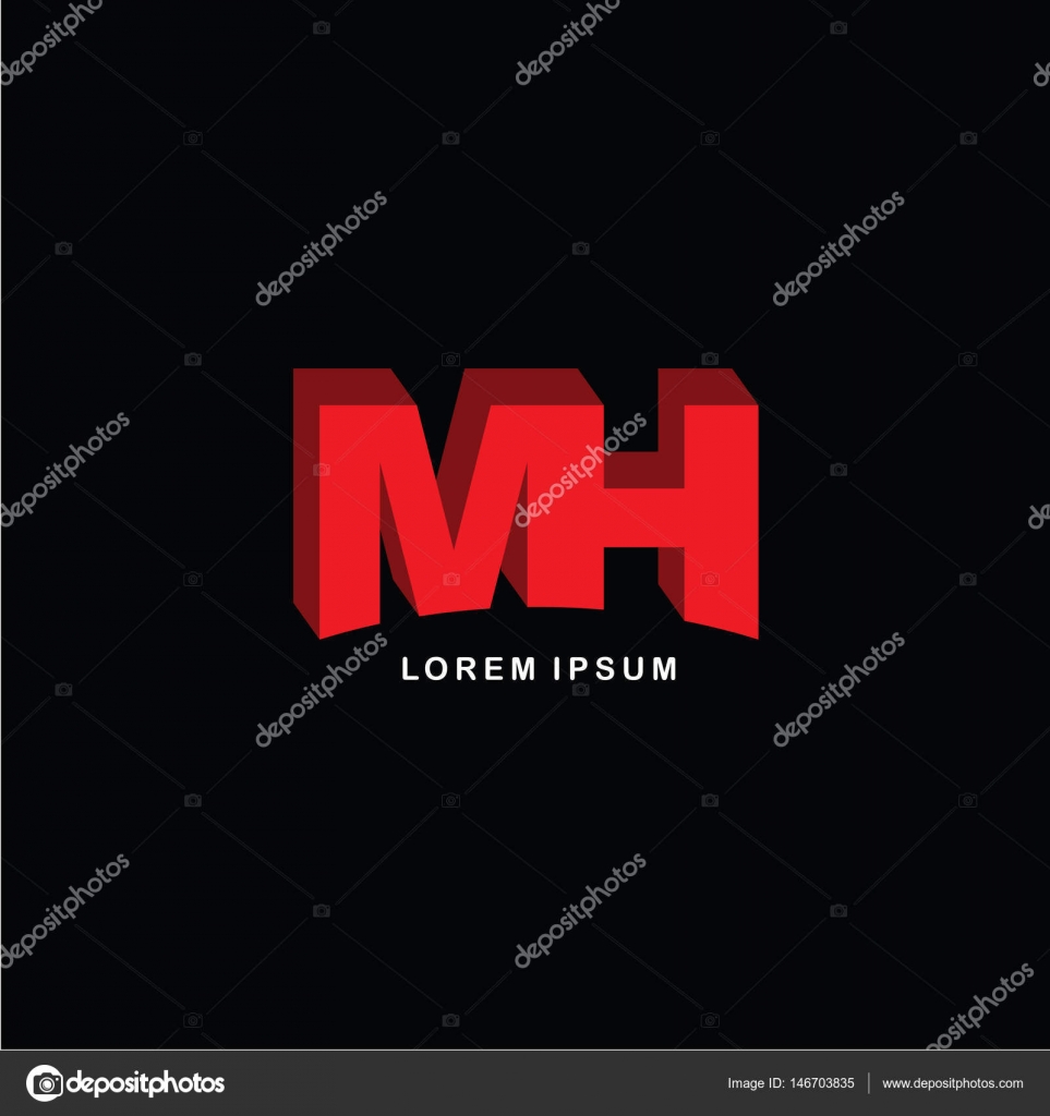 Letters MH logo icon template Stock Vector Image by ©vectorfirst #146703835